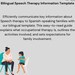 Bilingual Speech Therapy Template Spanish-english Guide for Speech ...