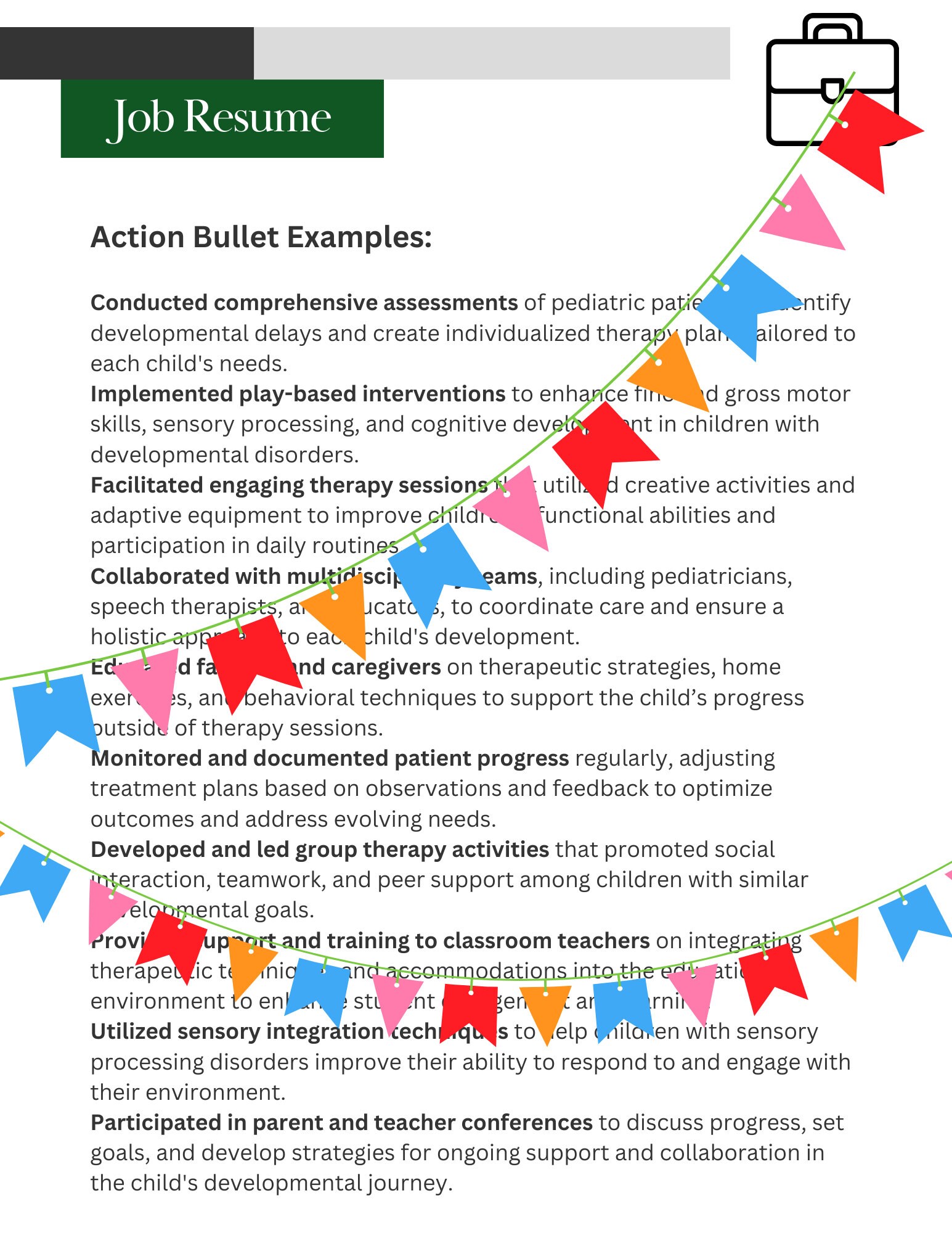 Occupational Therapy (OT) Resume Template, OT Resume - Etsy