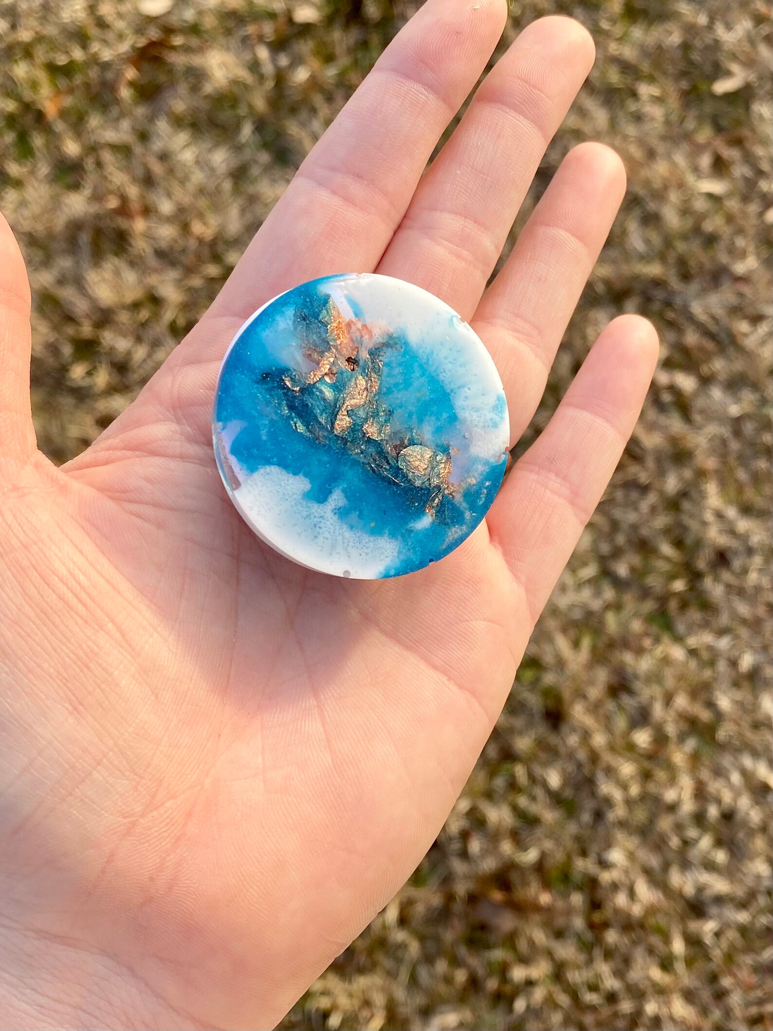 Custom Pop Socket / Resin Pop Socket / Marbled Pop Socket / | Etsy