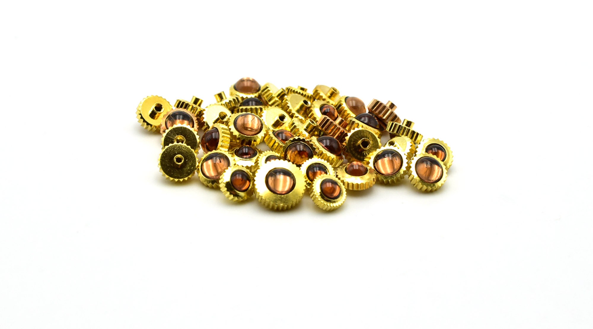 Rare Amber Jeweled Watch Crowns Colored Stone Watch Crowns - Etsy