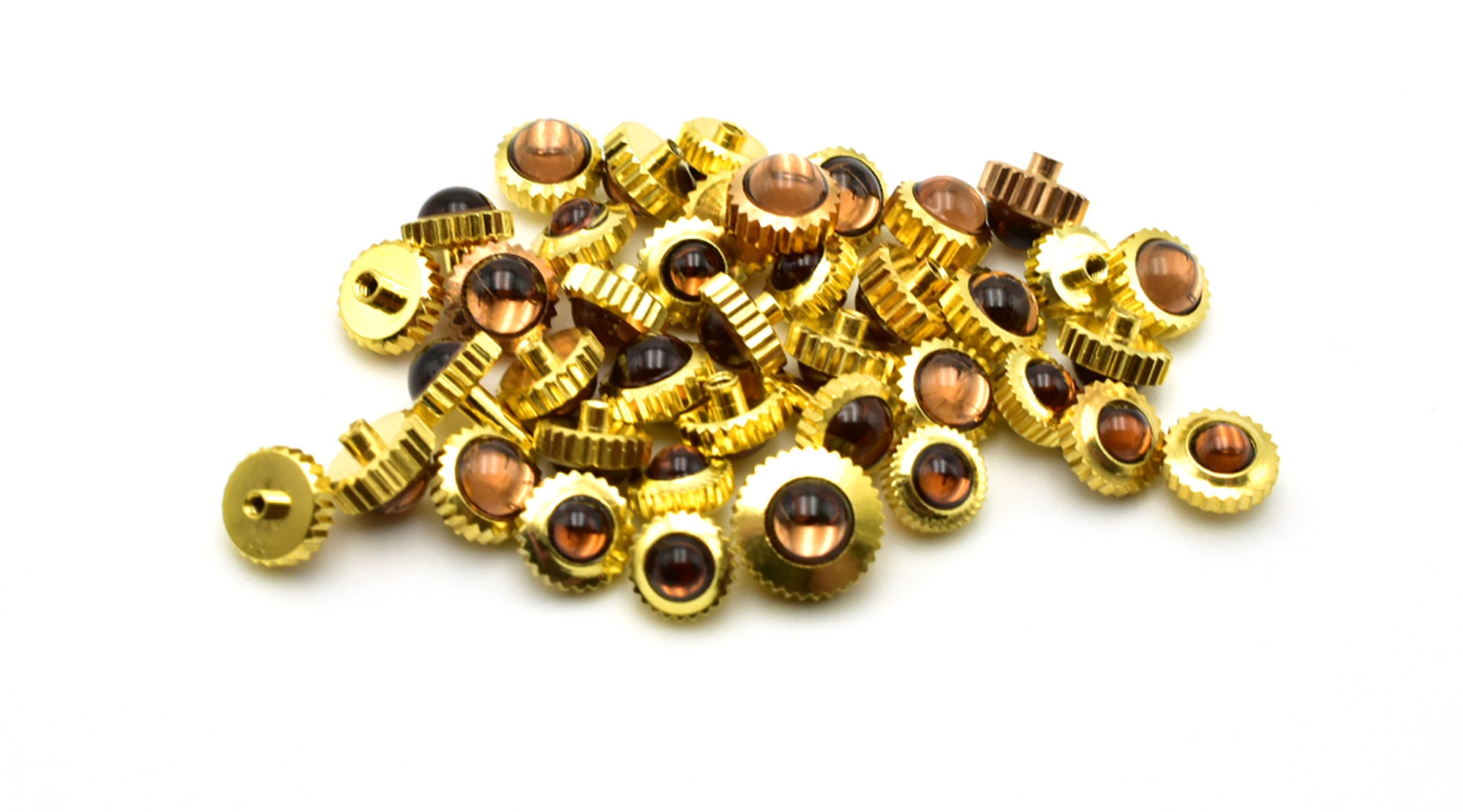 Rare Amber Jeweled Watch Crowns Colored Stone Watch Crowns - Etsy