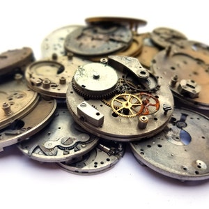 Vintage Pocket Watch Plate Lot - TWO PLATES LOT - Altered Art ...