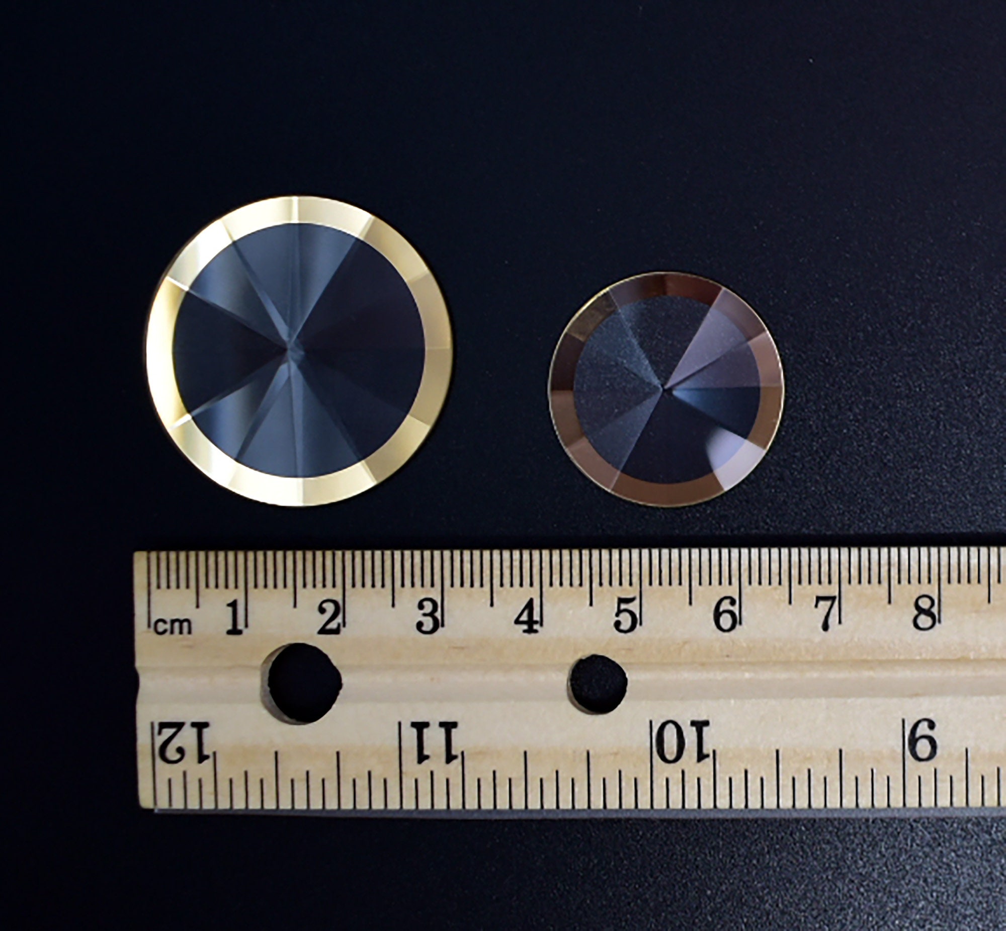 Vintage Pyramid Watch Crystal Gold Rimmed Faceted Watch - Etsy