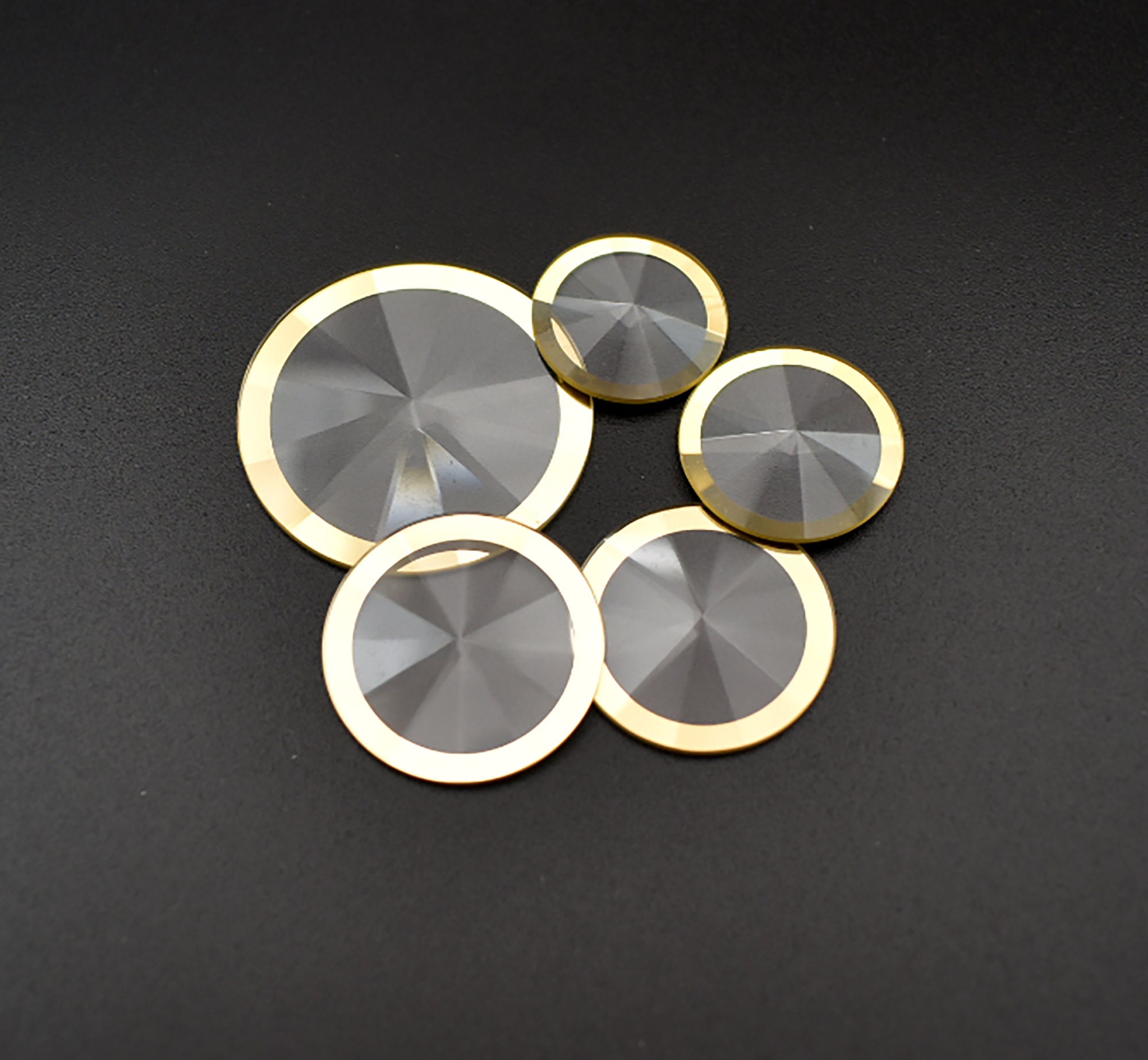 Vintage Pyramid Watch Crystal Gold Rimmed Faceted Watch - Etsy