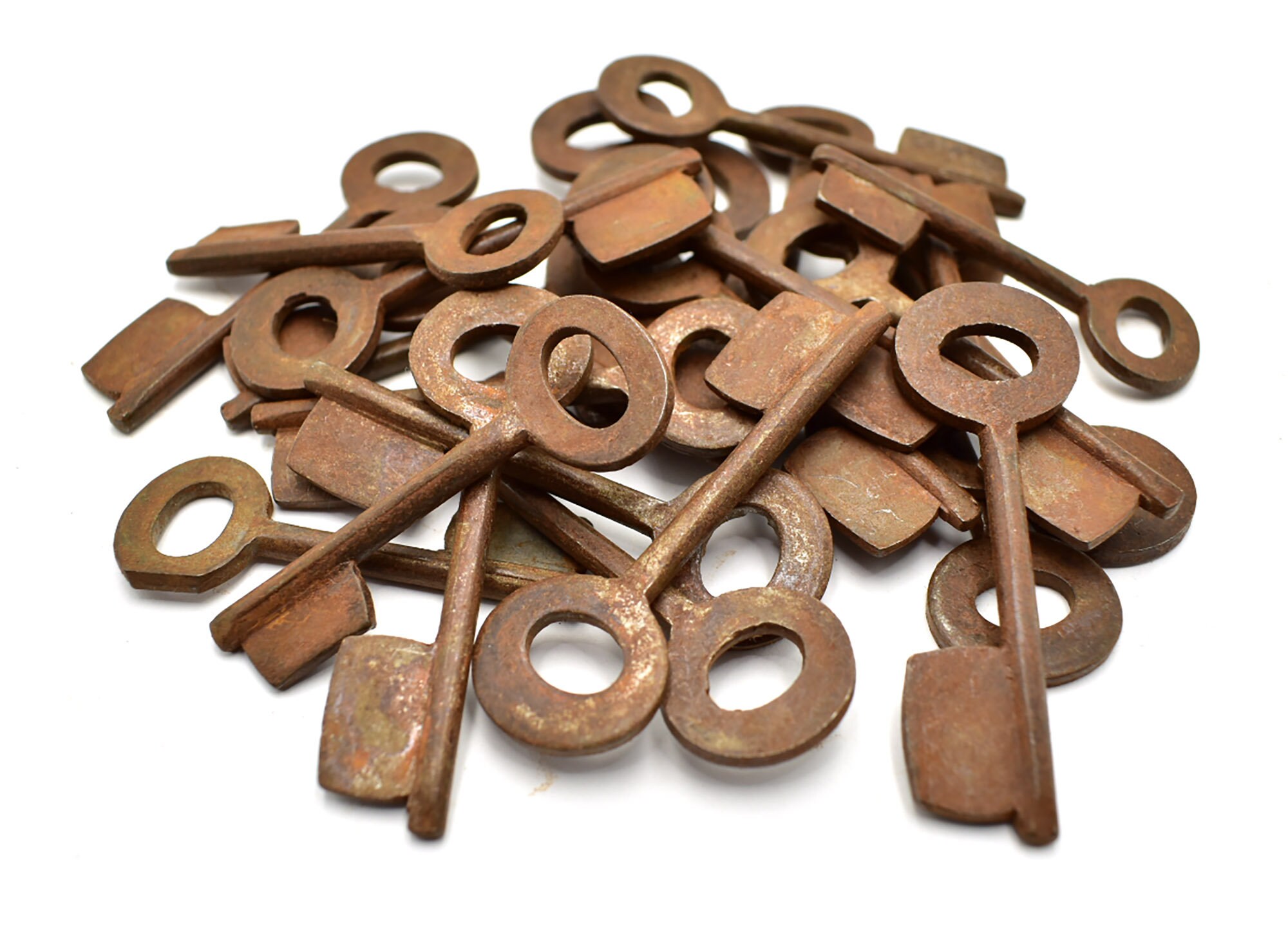 Uncut Antique Skeleton Keys Skeleton Key Blanks Old Keys for - Etsy