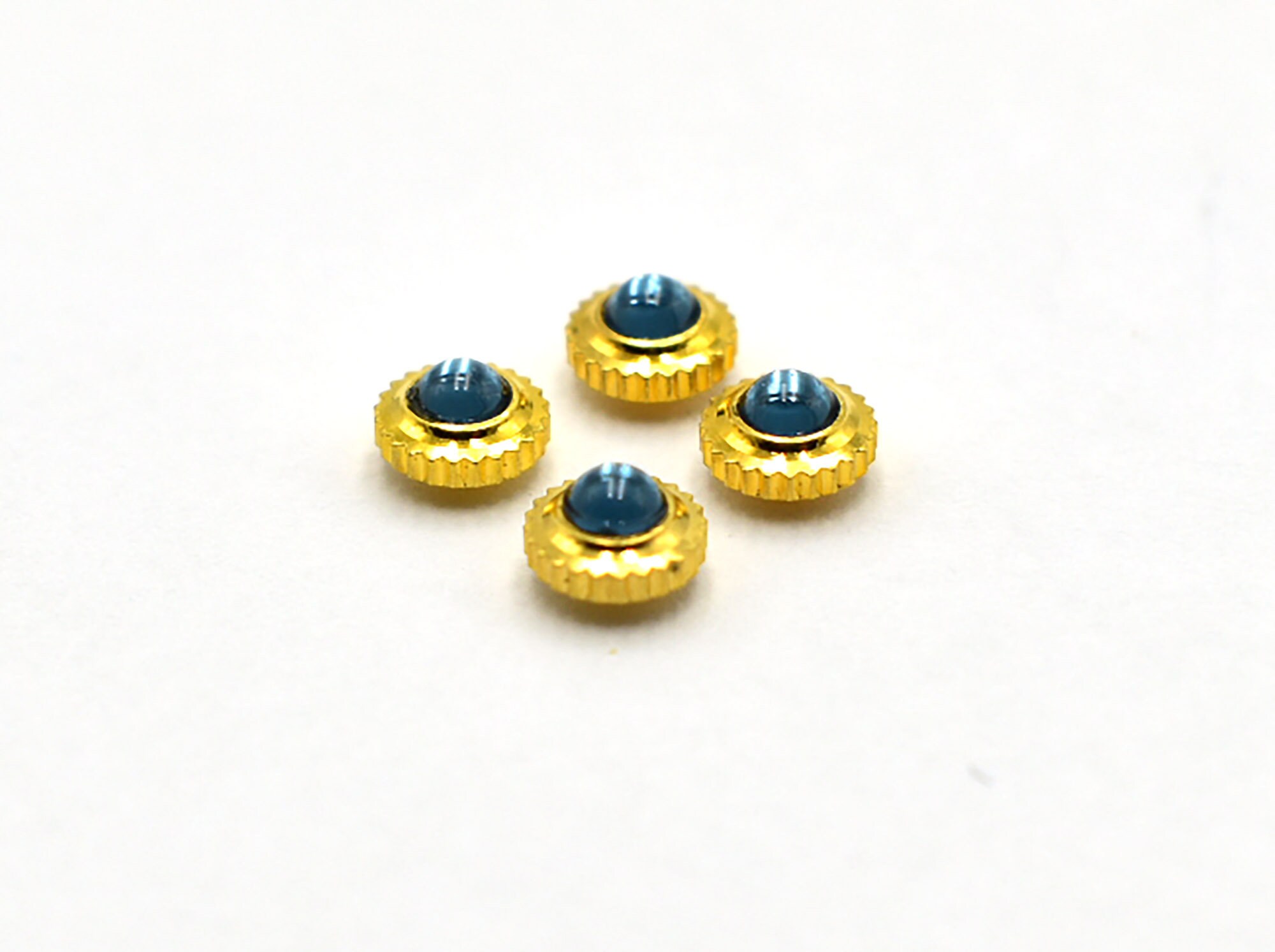 Light Blue Jeweled Watch Crowns RARE Stone Watch Crowns - Etsy