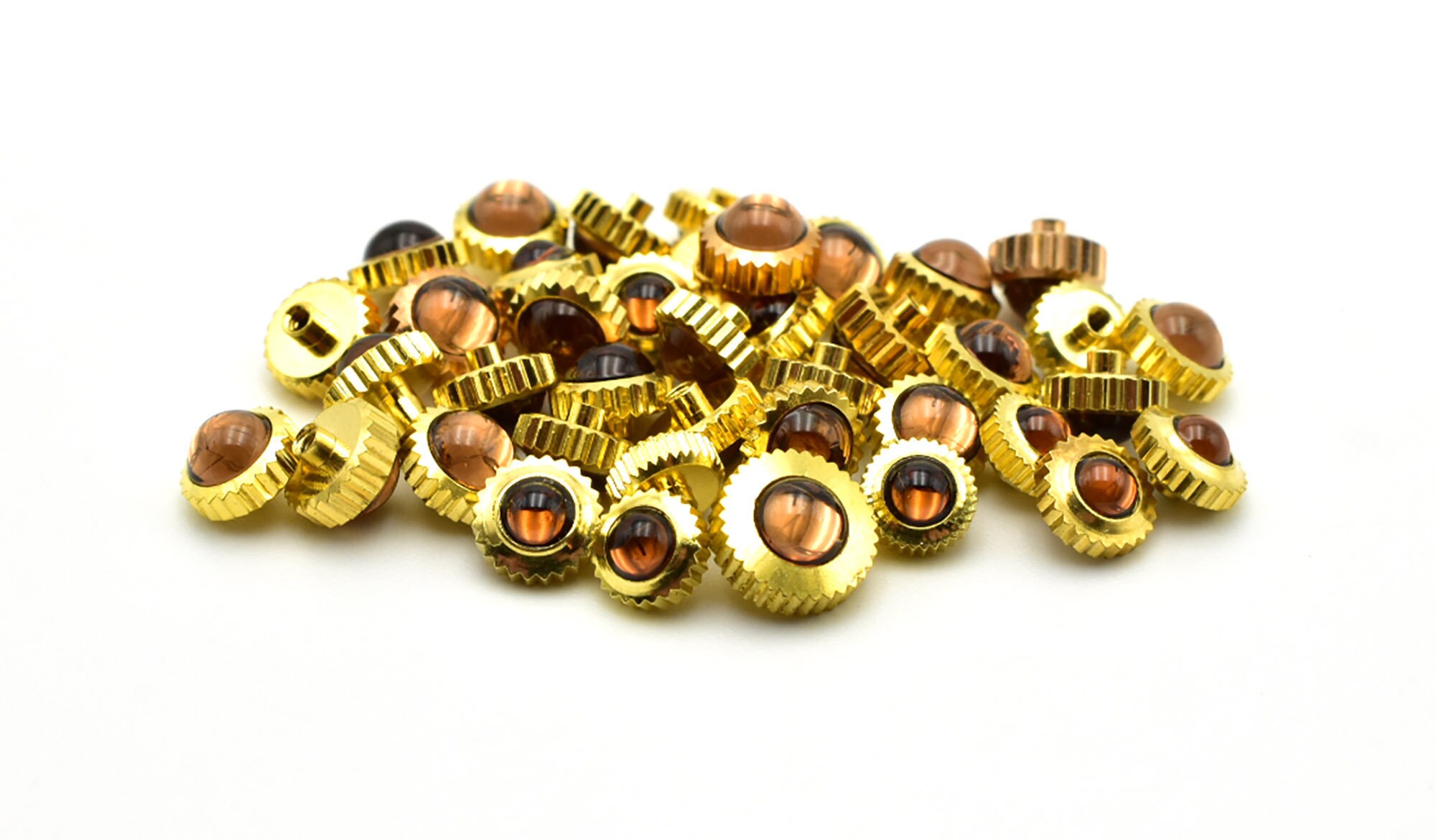 Rare Amber Jeweled Watch Crowns Colored Stone Watch Crowns - Etsy