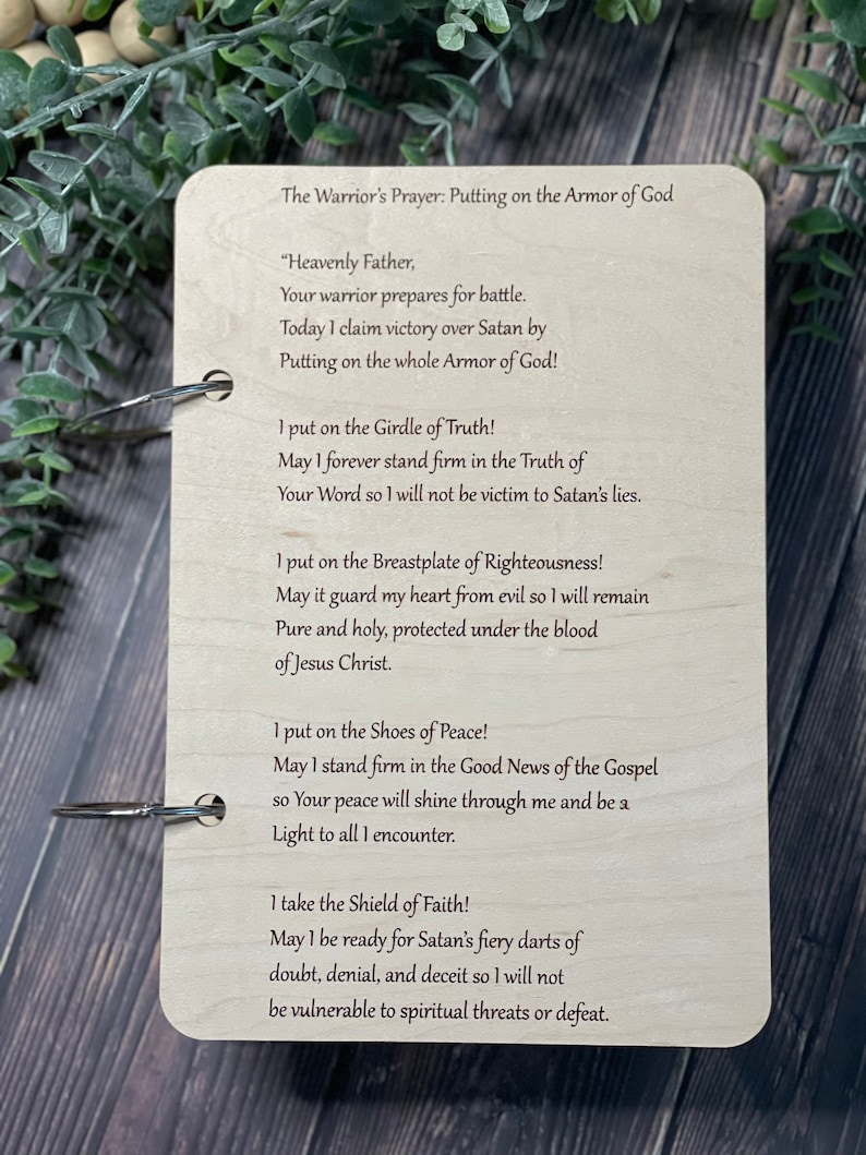 Wood Card Holder, Warriors Prayer SVG File (digital Download) - Etsy