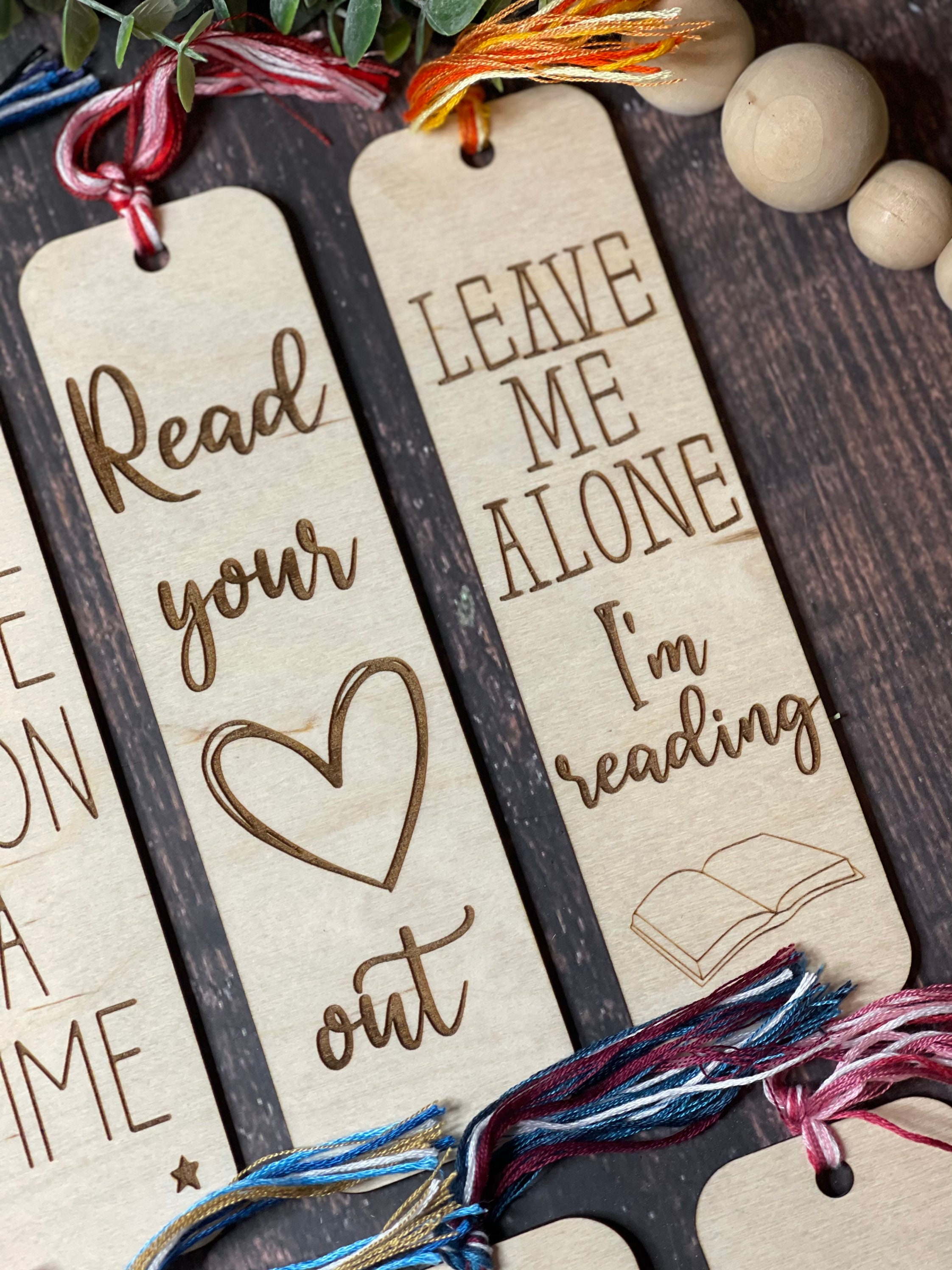 8 Different Bookmarks set 1 of 4 Glowforge & Cricut Tested - Etsy UK