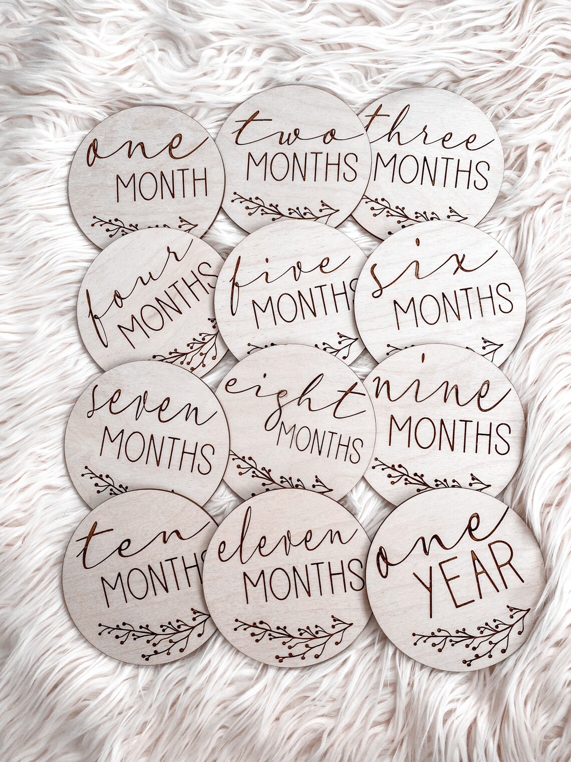 Baby Milestone Rounds - 25 TOTAL - SVG File - Etsy