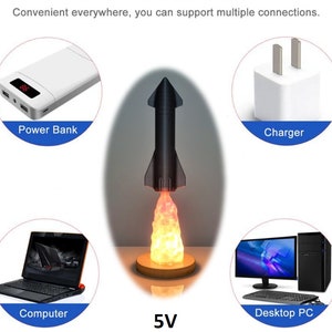 Spacex Starship Lamp - Etsy