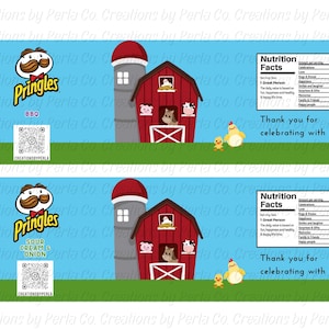 Custom Pringles Shaker Labels: Any Theme Party Favors - Etsy