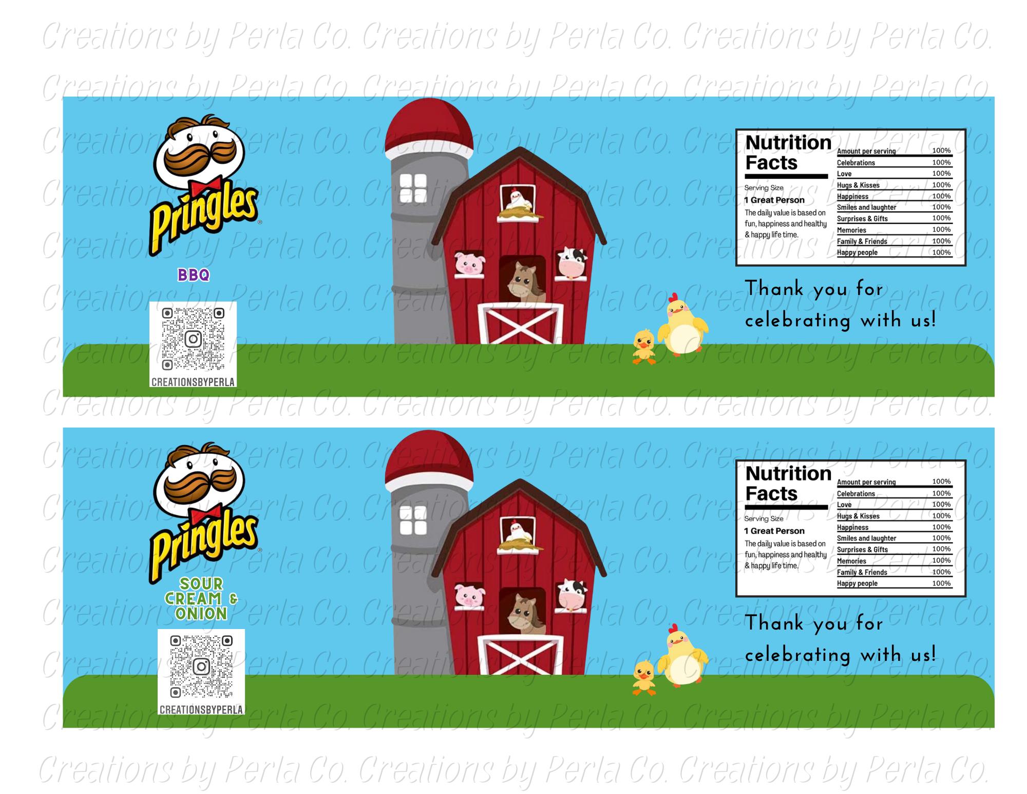 Custom Pringles Shaker Labels: Any Theme Party Favors - Etsy