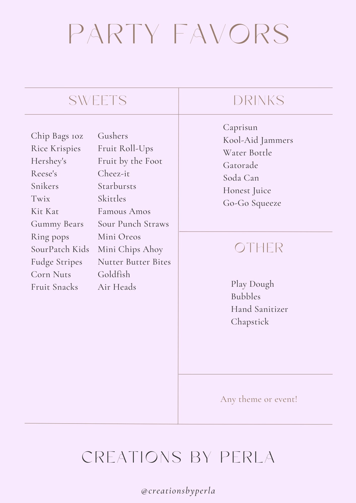 Custom Party Favors Pringles Shakers/ Any Theme/party Favors/ Custom - Etsy