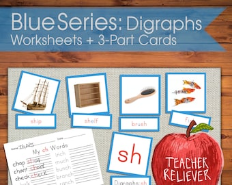 Three-part Cards: Pink Series Teach Vowels & CVC Words Montessori ...