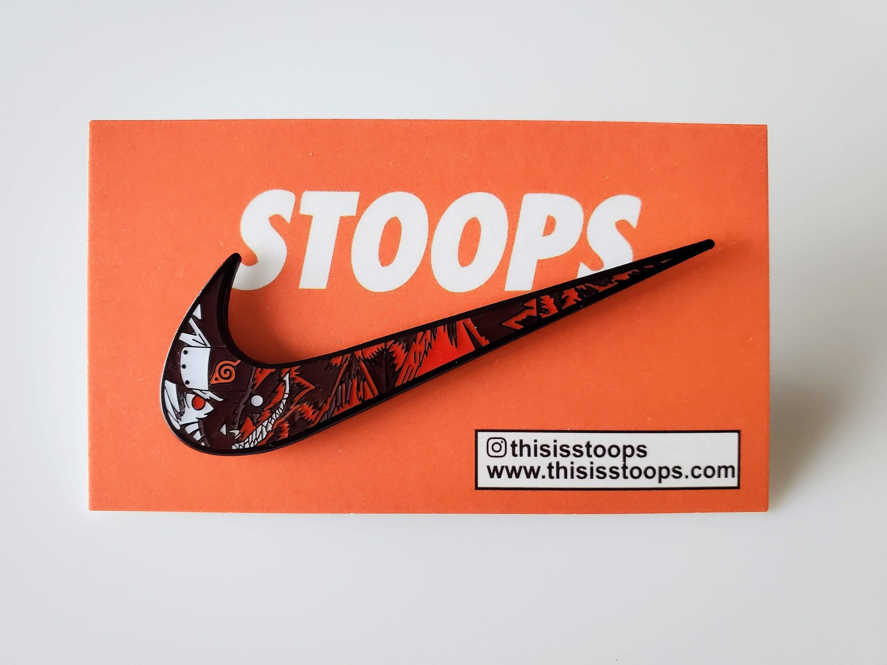 Anime Nike Swoosh Enamel Pin Fitted Hat Pin Pin for Jacket - Etsy