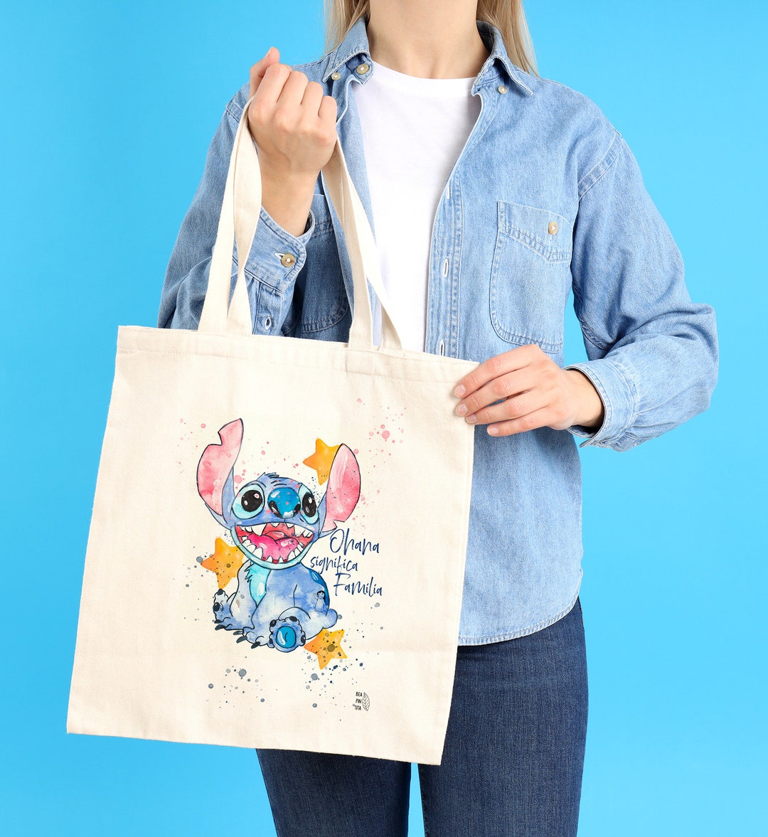 Stitch Bag, Stitch Tote Bag, Stitch Gift, Stitch Shoulder Bag, Stitch ...