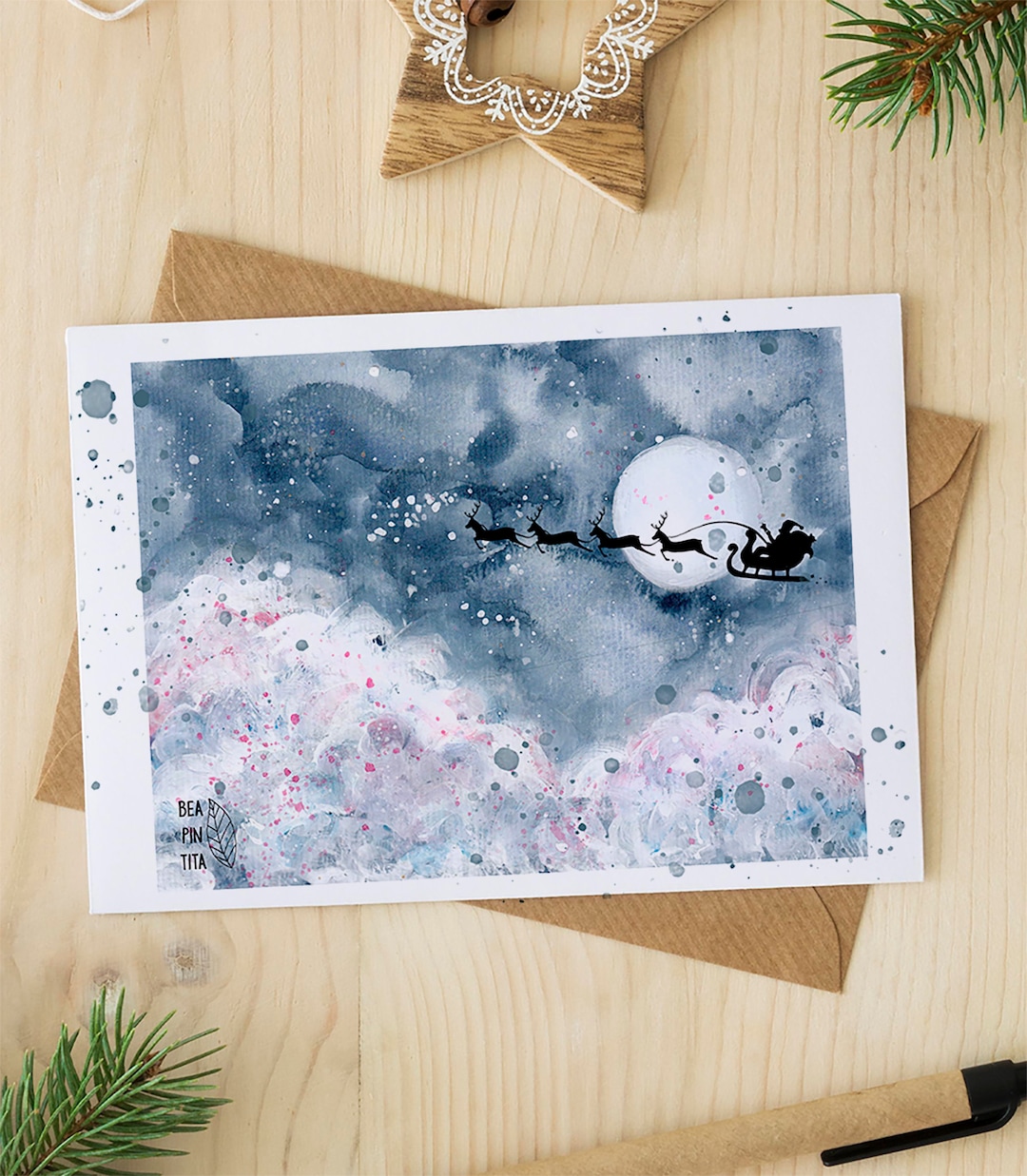 Christmas, Christmas Cards, Christmas Santa Claus, Santa Card ...