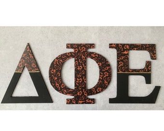 Greek Wooden Letters - Etsy