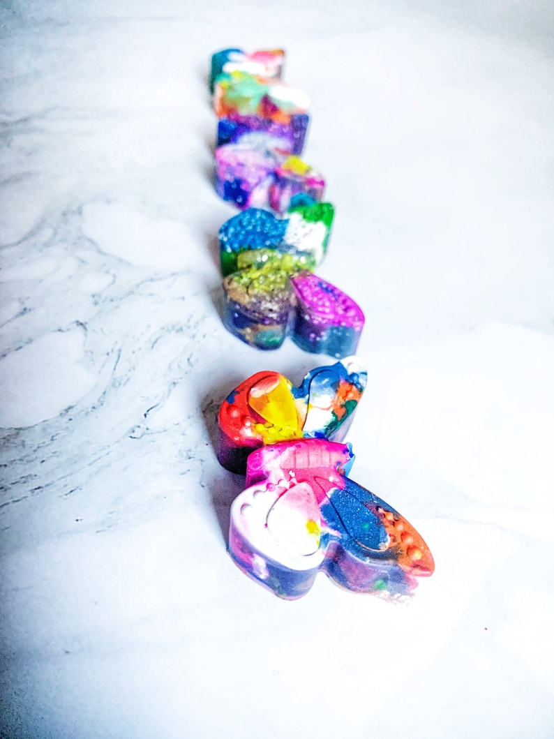Butterfly Crayons Butterfly Theme Birthday Party Crayon Box - Etsy