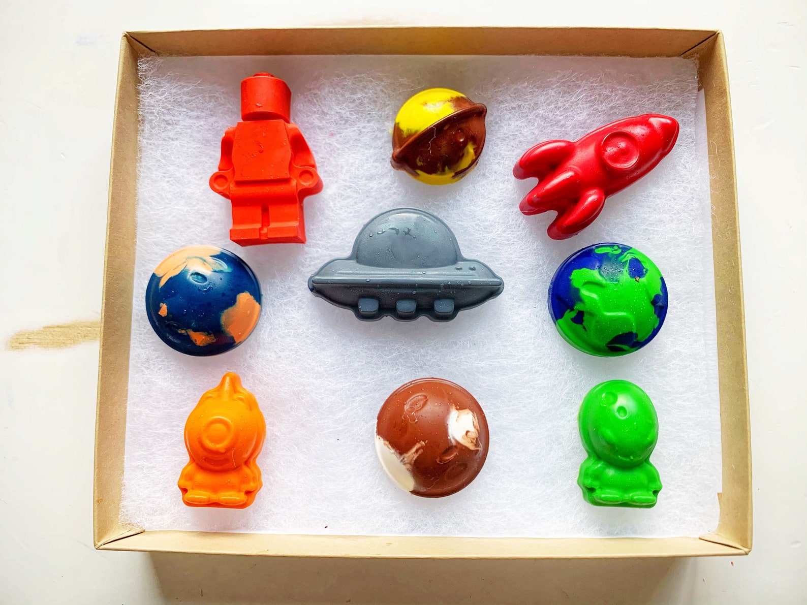 SPACE Crayons, Space Lover Crayon , Space Gift Box, Kid Space Gift, Kid ...