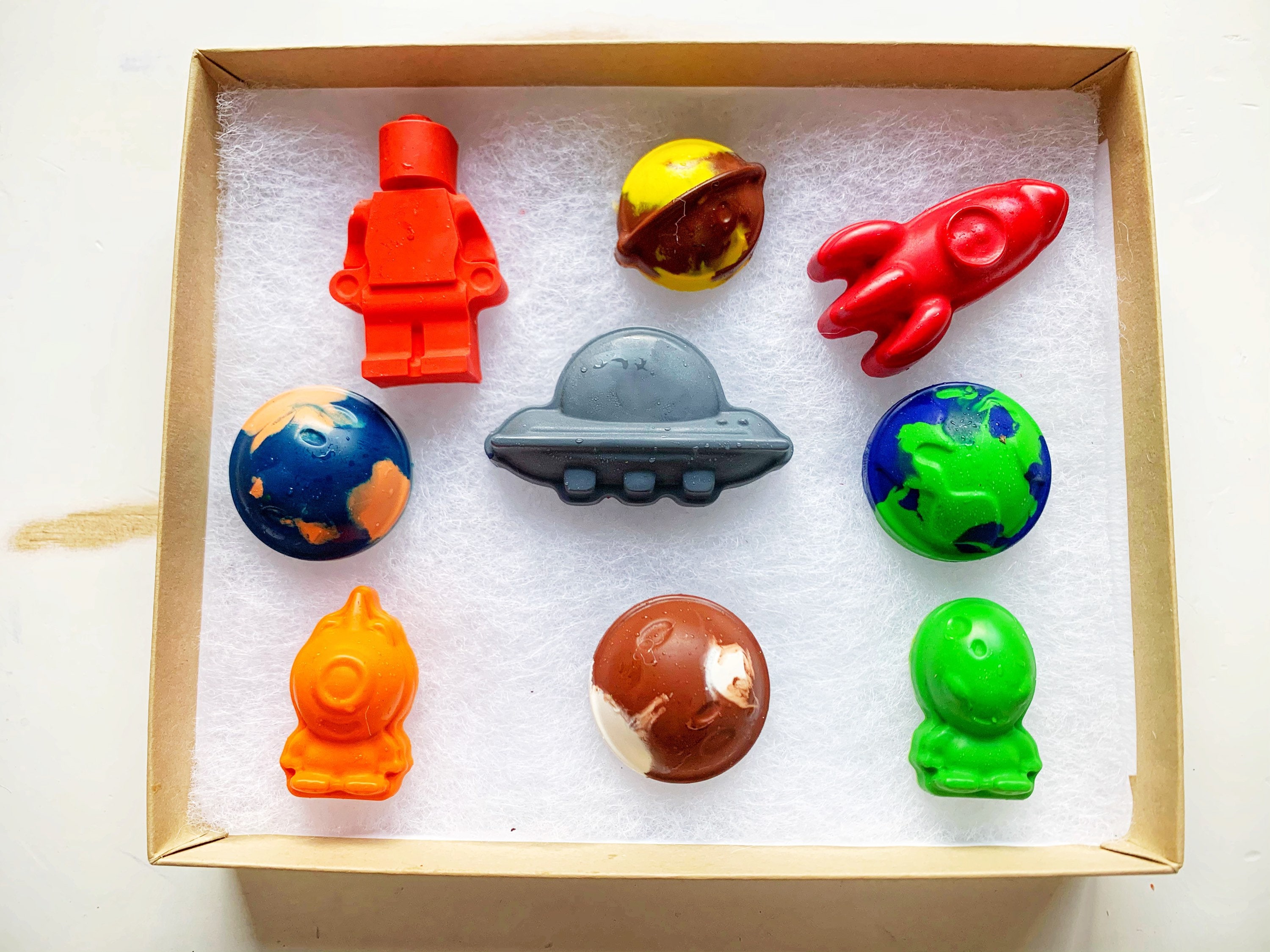 SPACE Crayons Space Lover Crayon Space Gift Box Kid Space | Etsy