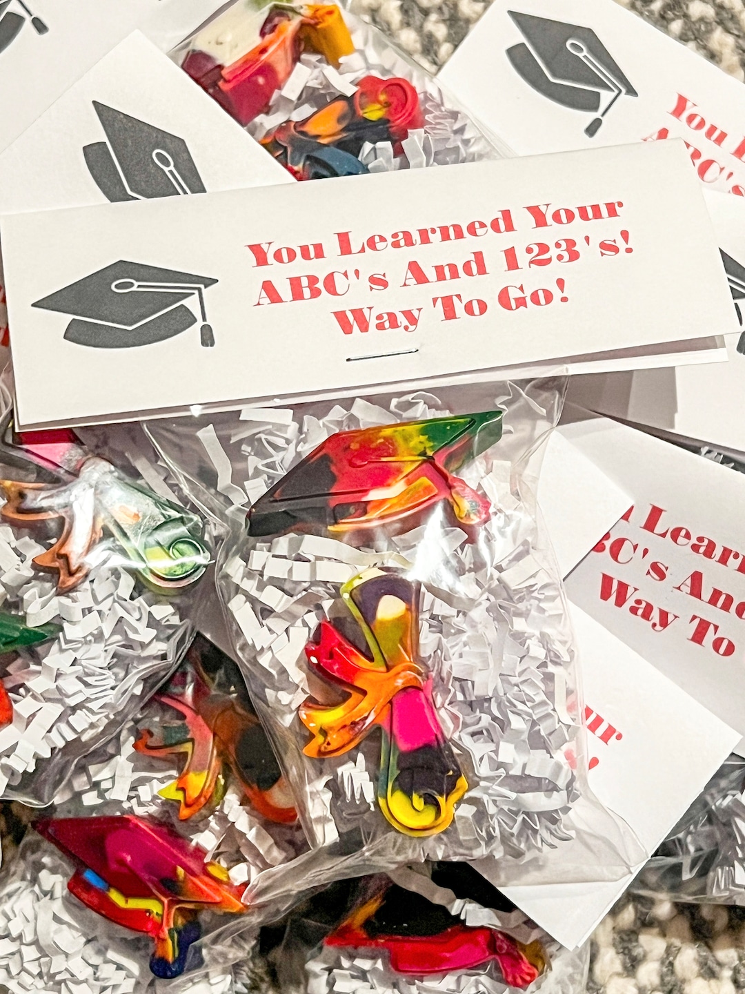 Graduation Crayon, End of School Year Gift, Kindergarten Graduation ...