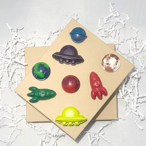 SPACE Crayons, Space Lover Crayon , Space Gift Box, Kid Space Gift, Kid ...