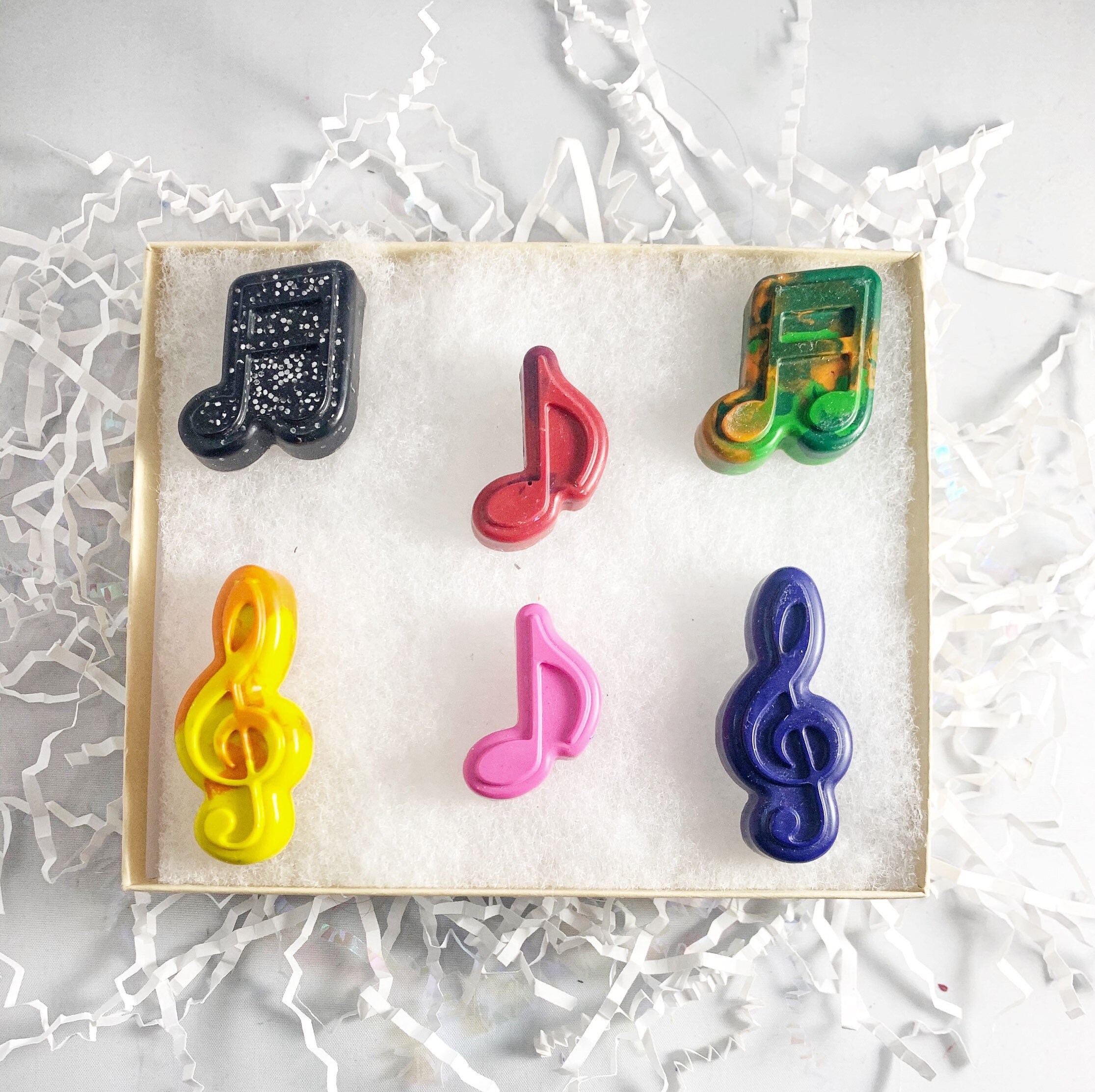 Music Crayons Gift Box Musical Crayons Music Lover Kids | Etsy