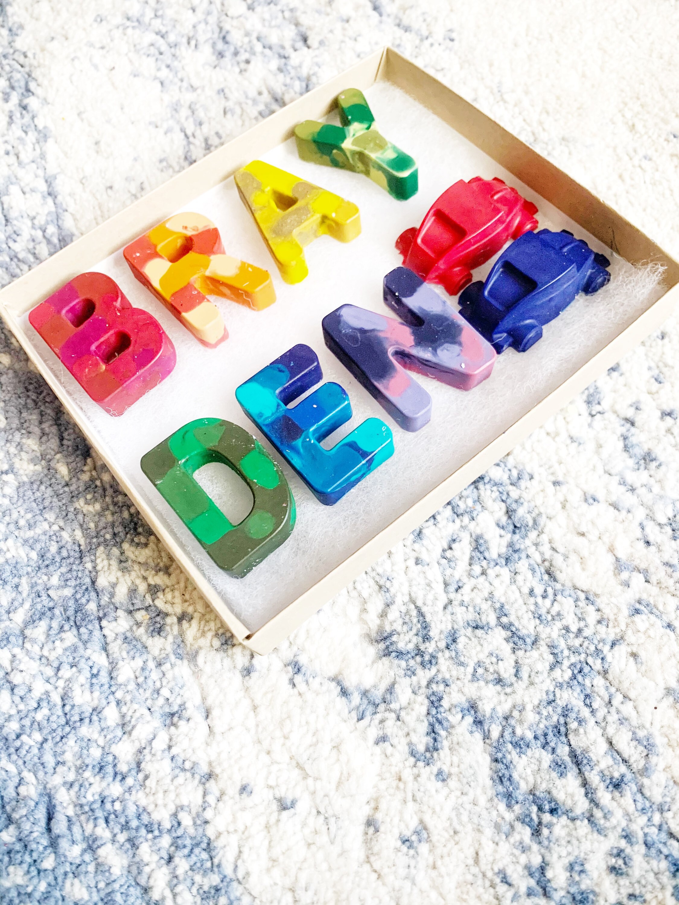 Personalized Kids NAME Crayons Letter Crayons Rainbow | Etsy