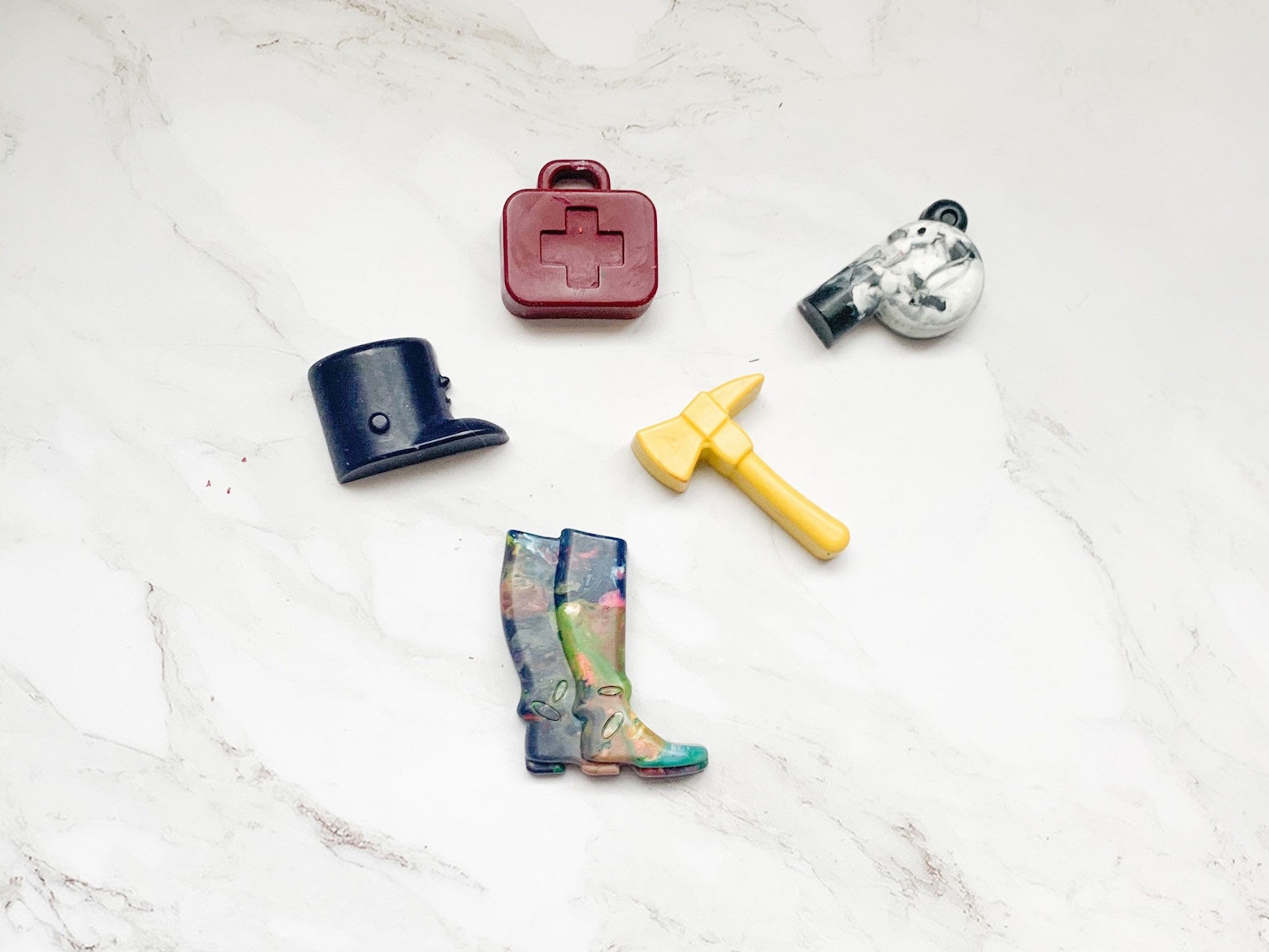 Fireman Crayon, Fire Truck Crayon, Gift Box for Kids, Firefighter Theme ...