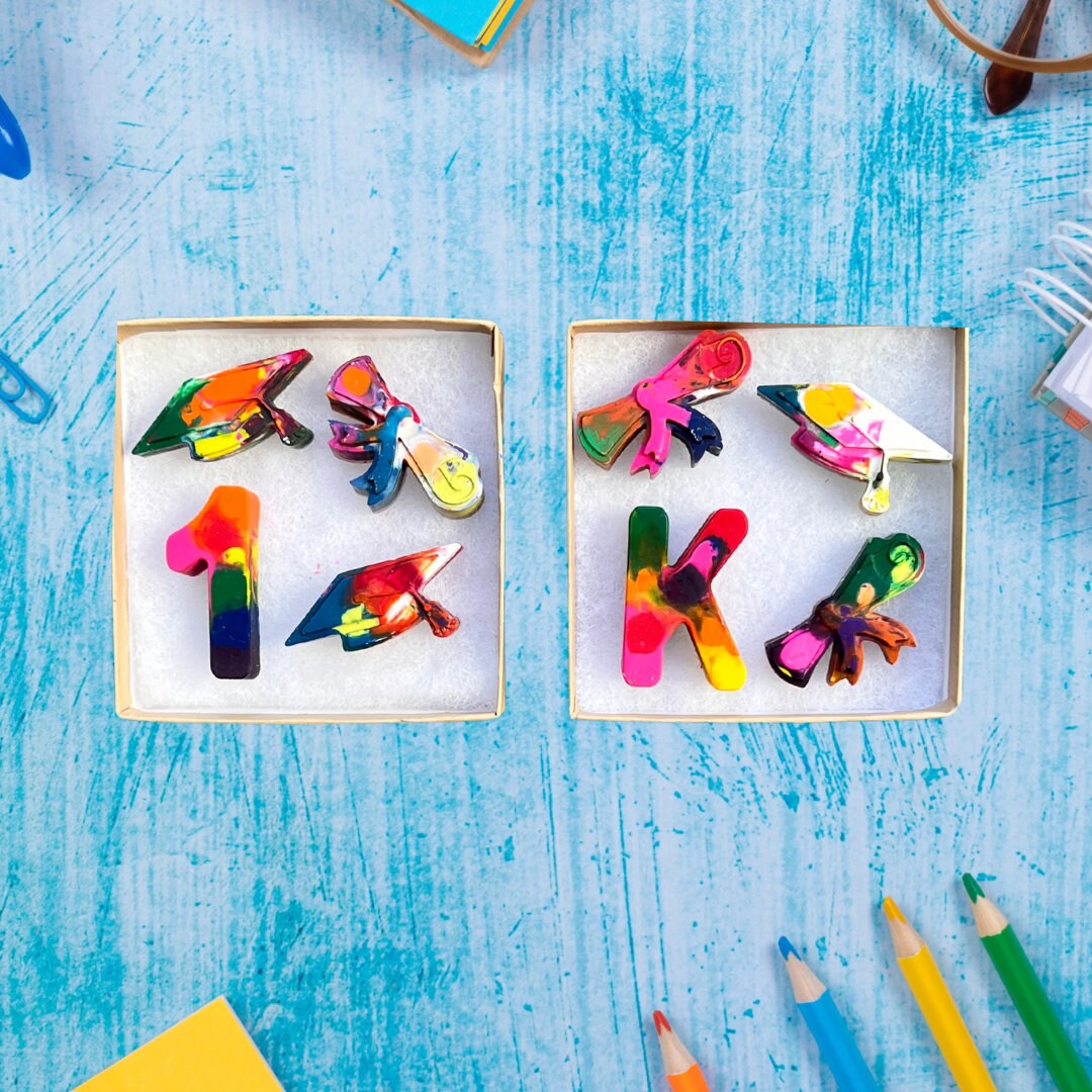 Personalized Graduation Gift for Kids, Graduation Crayons, Preschool ...