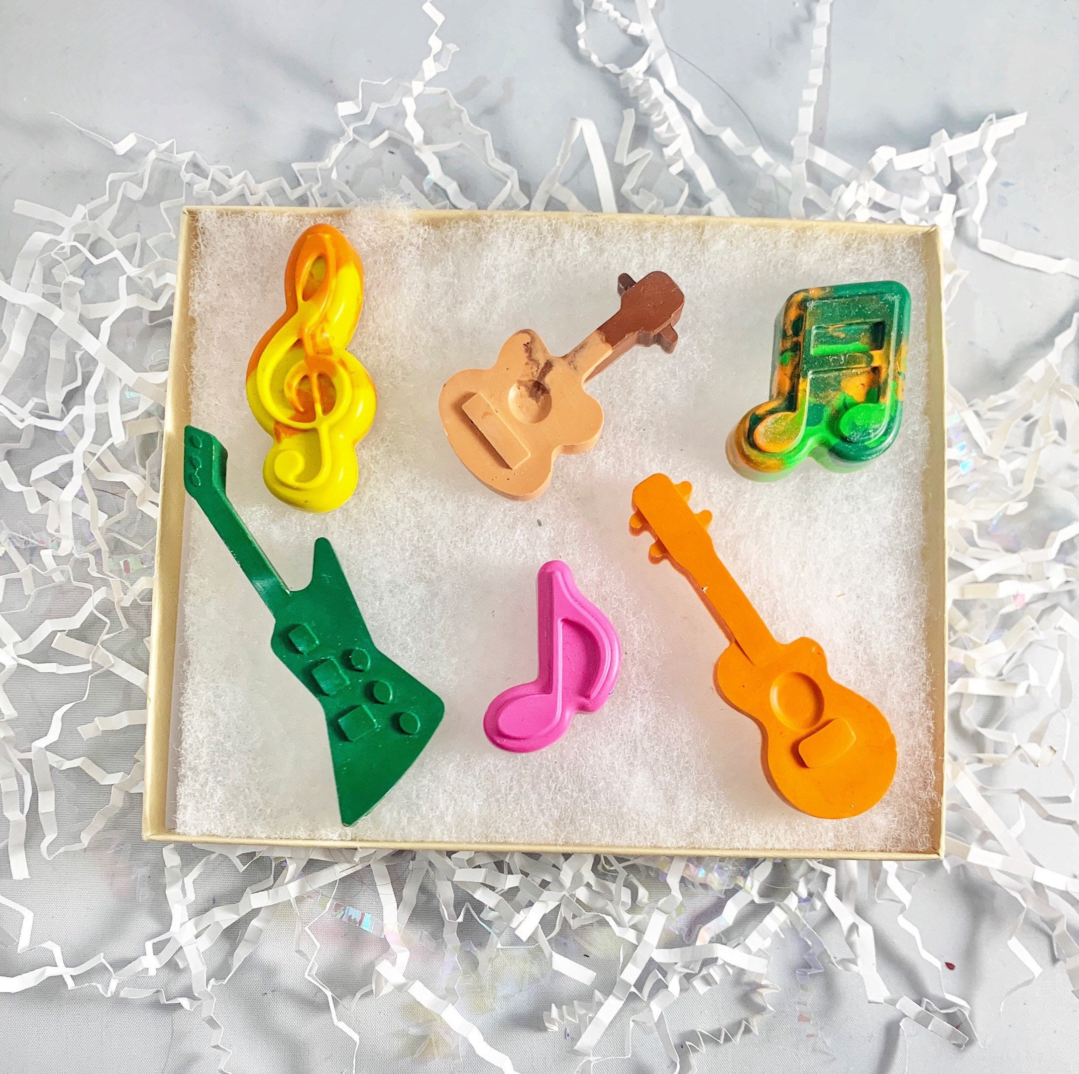 Music Crayons Gift Box, Musical Crayons, Music Lover, Kids Birthday ...