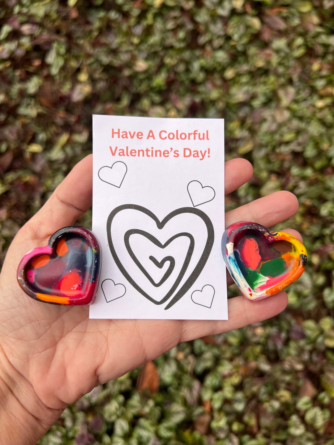 Valentines Day Crayon, Valentines Day Gift for Kids, Heart Shaped ...