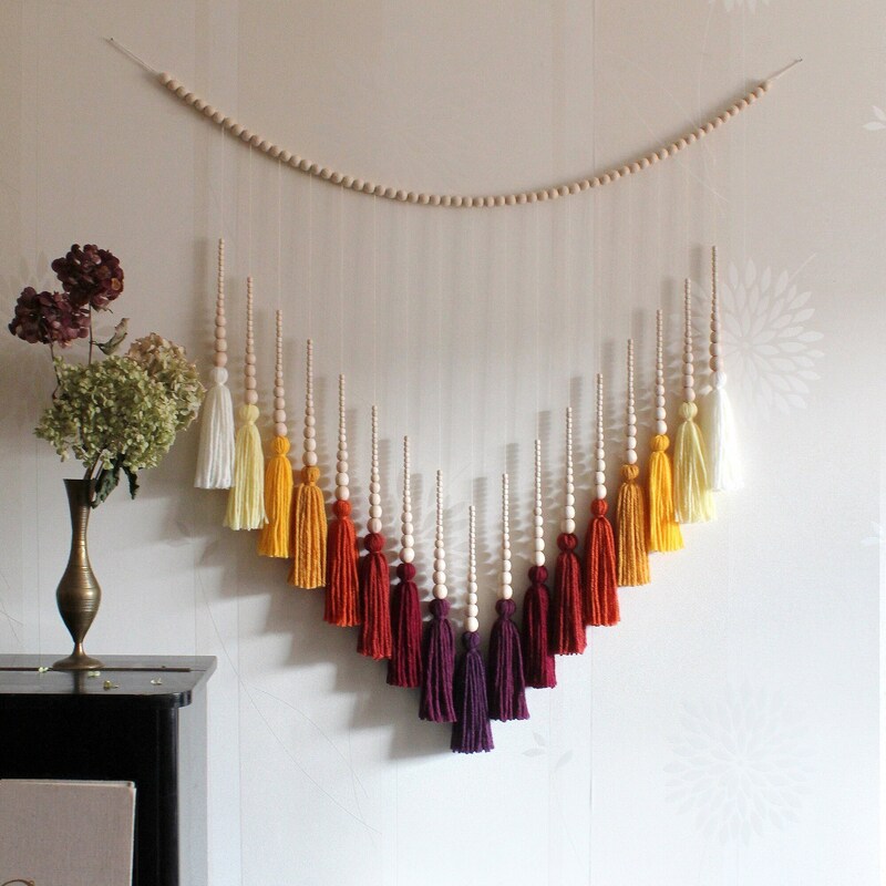 Tassel Wall Hanging - Etsy