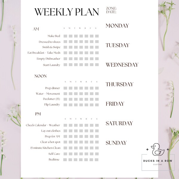 Fly Lady Printable - Etsy