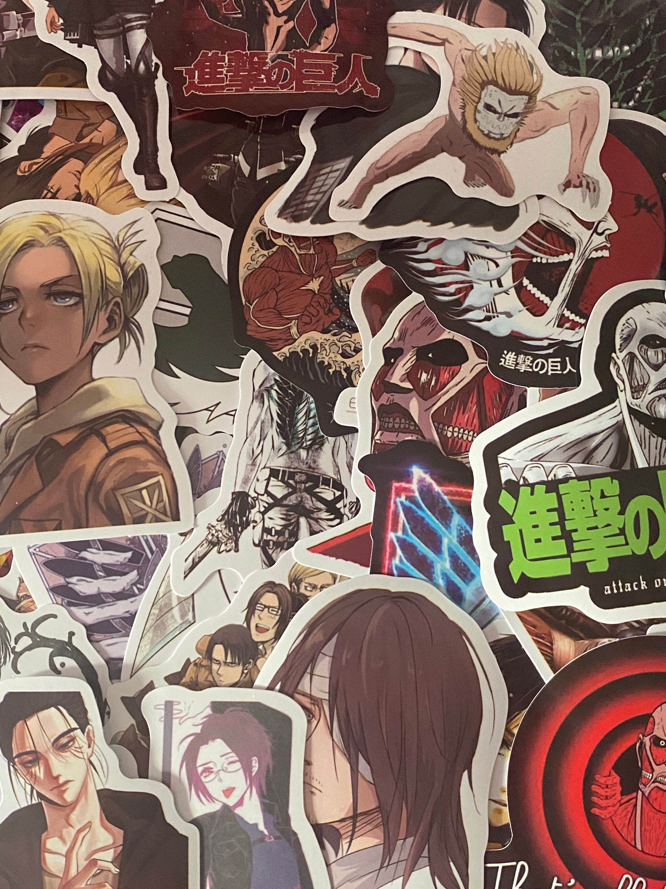 Attack on Titan Stickers | Etsy
