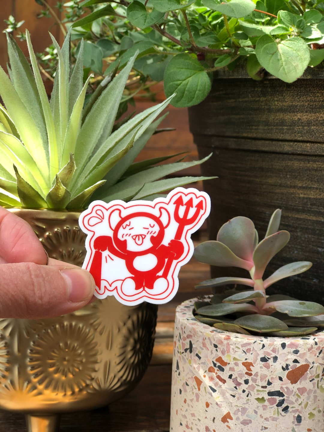 Devil Sticker - Etsy