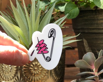 Safety Pin Stickers - Etsy