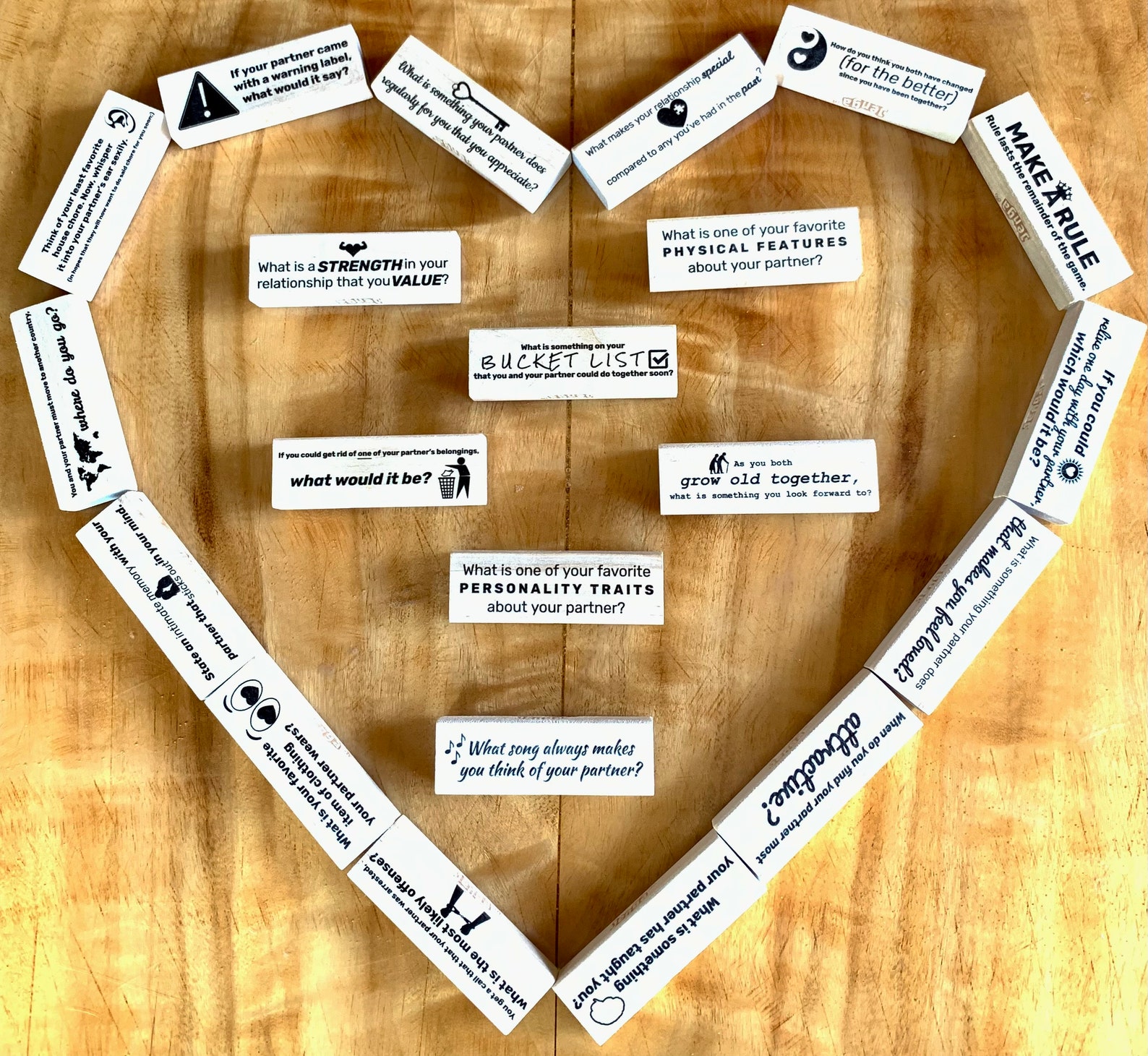 Couples Date Night Drinking Block Tower Game / Drunk Adult Fun Tumble ...