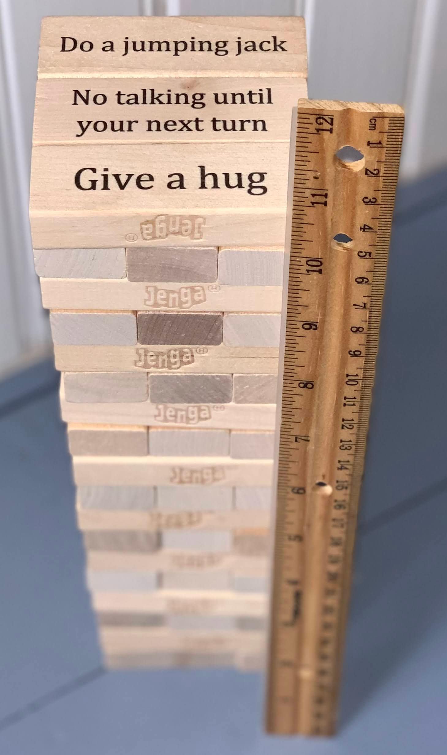 Custom Block Tower Game for Kids // Personalized Family Game - Etsy