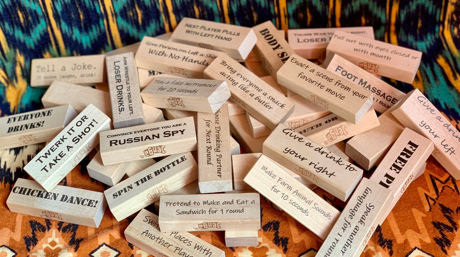 Custom Drunk Block Tower // Custom Adult Drinking Game - Etsy