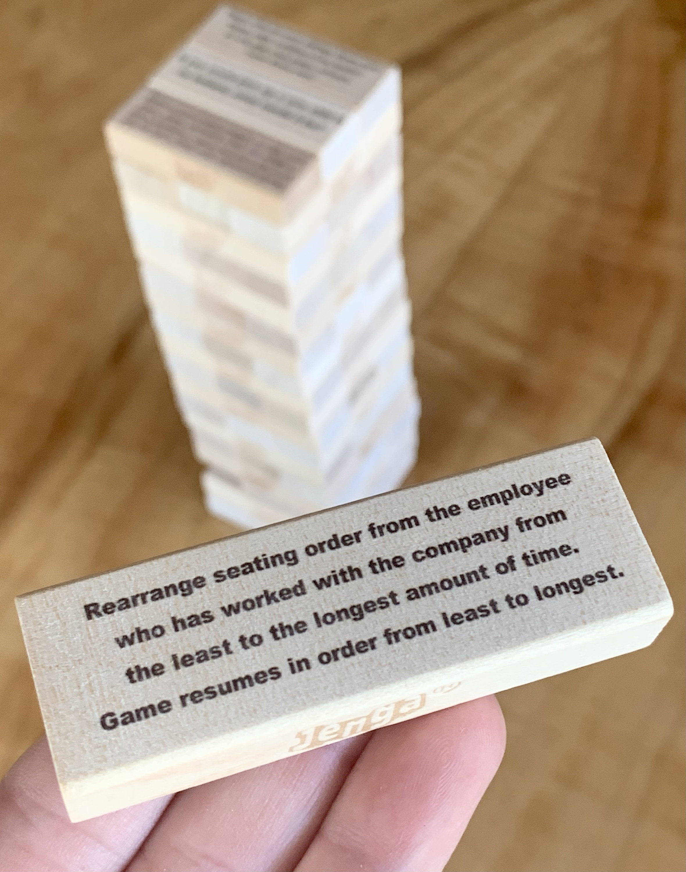 Customizable Team Building Block Tower / Business Icebreaker Game / Fun ...