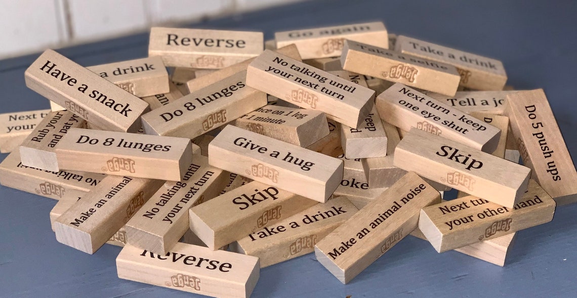 Custom Block Tower Game for Kids // Personalized Family Game - Etsy