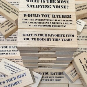 Unique Ice Breaker Game // Fun Get to Know You Game // Block | Etsy