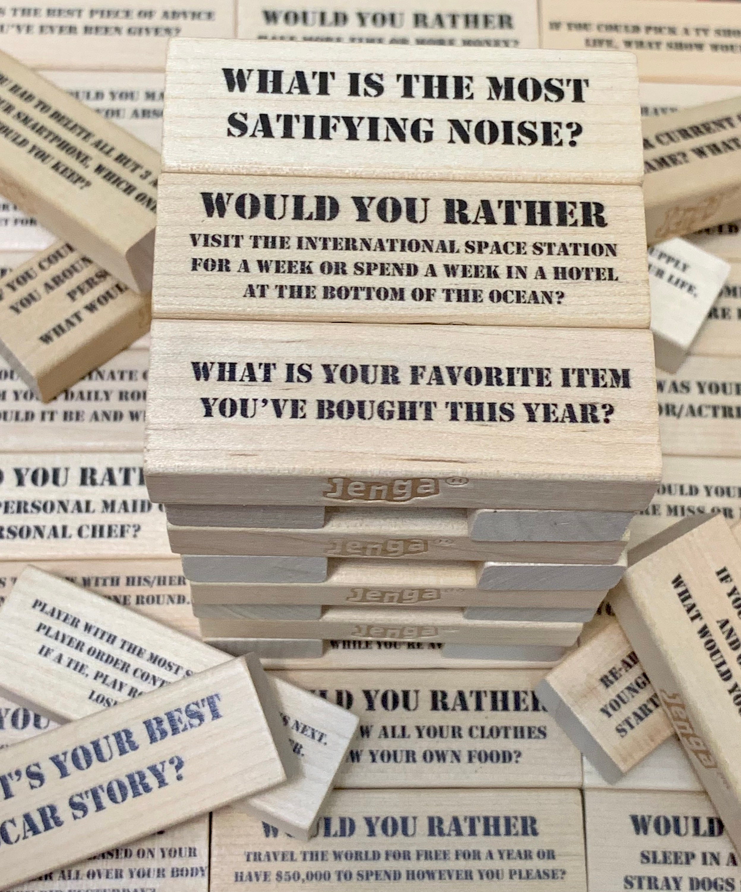 Unique Ice Breaker Game // Fun Get to Know You Game // Block | Etsy