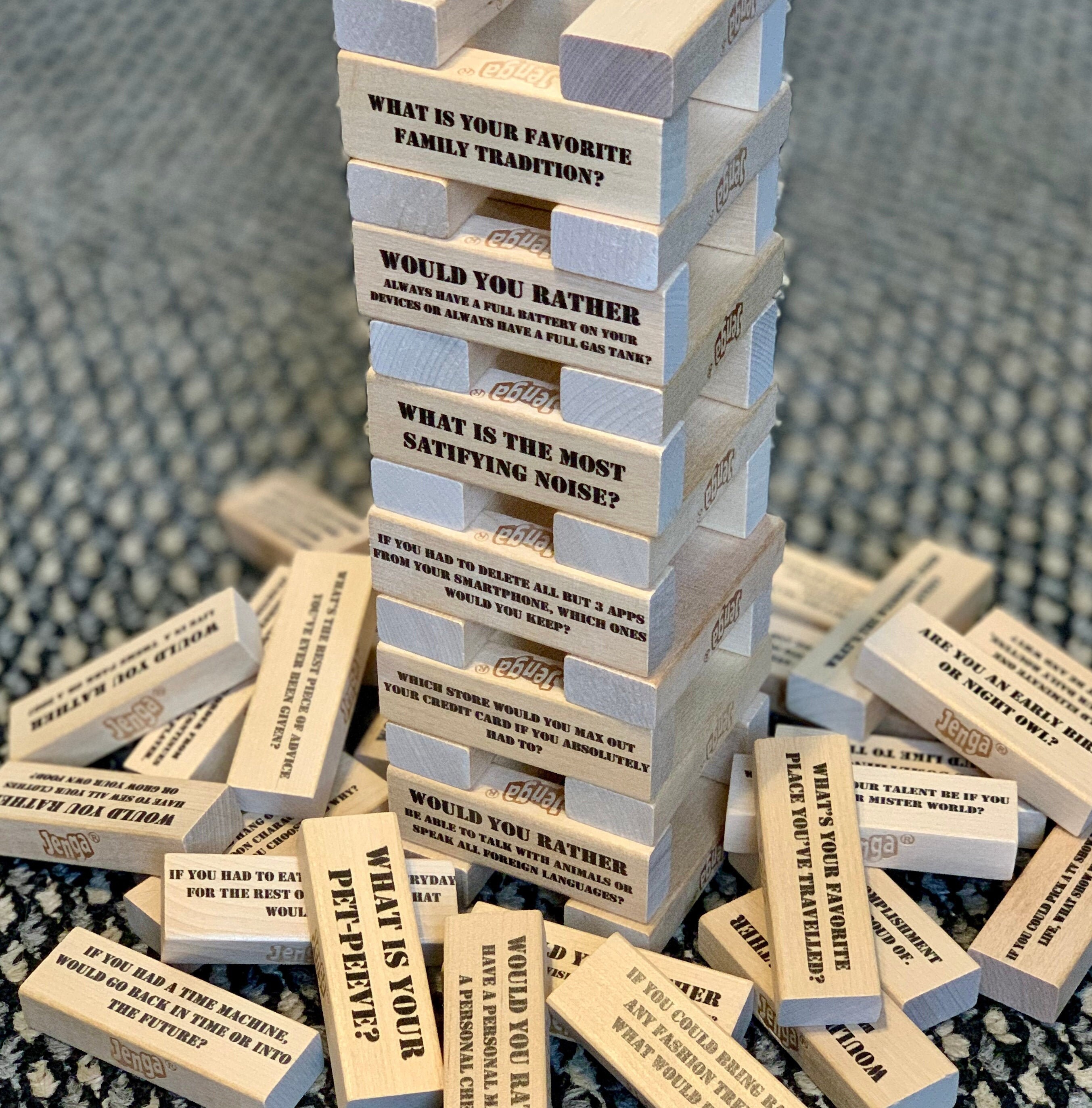 Unique Ice Breaker Game // Fun Get to Know You Game // Block | Etsy