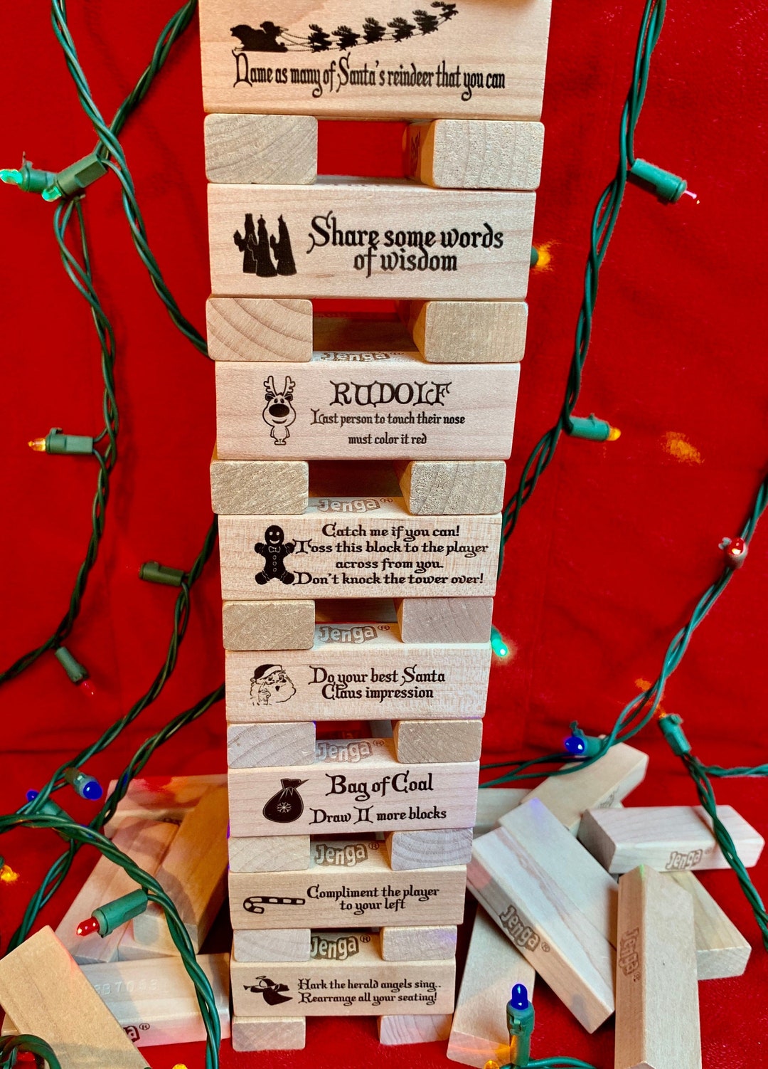 Family Friendly Christmas Block Game // Fun Christmas Game // Unique ...