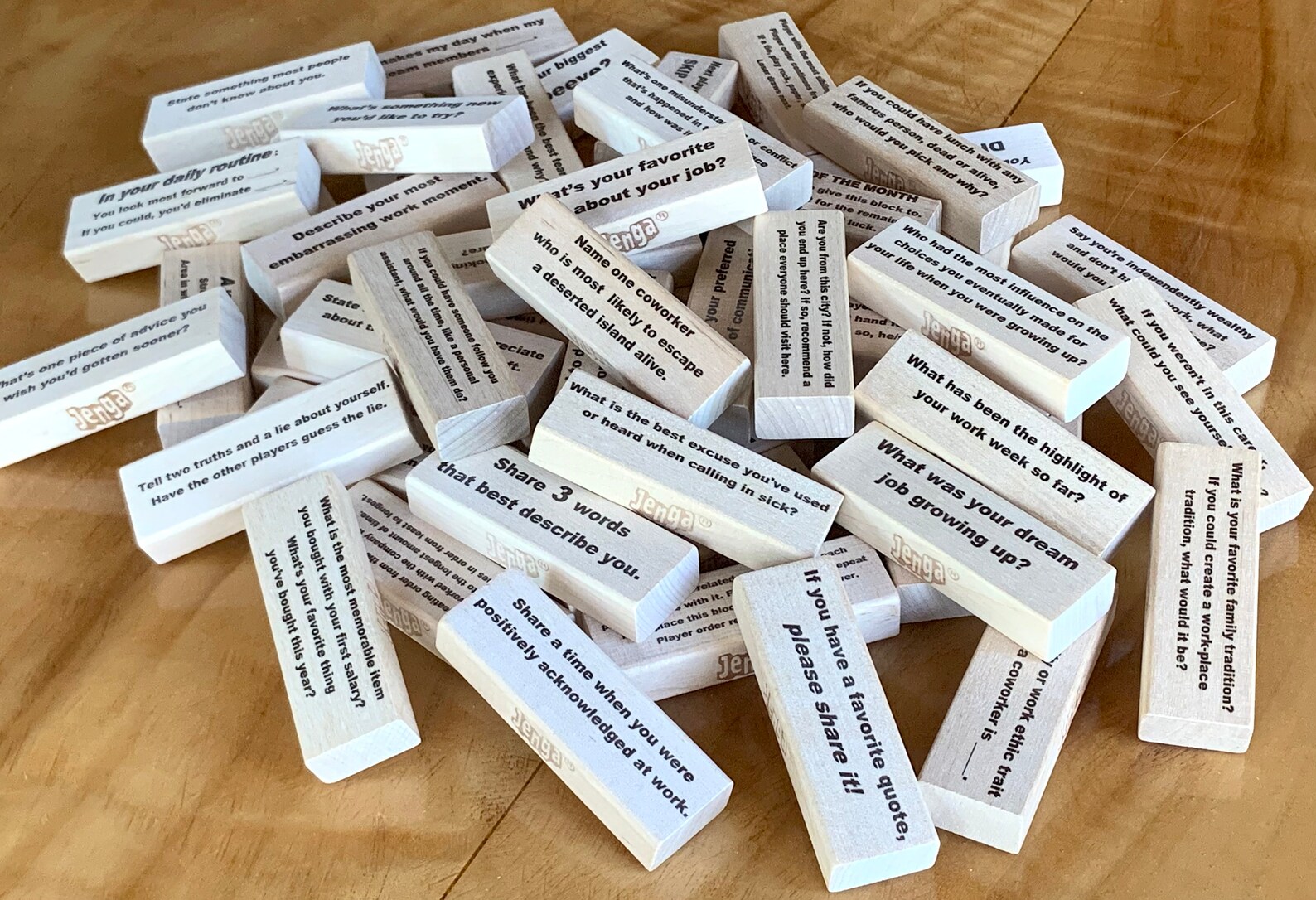 Customizable Team Building Block Tower / Business Icebreaker - Etsy