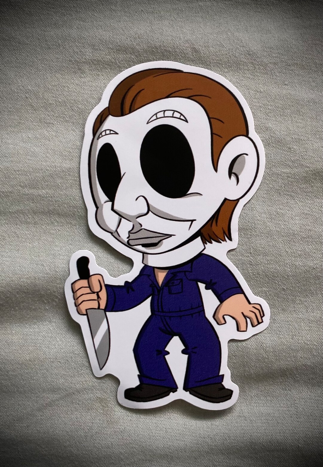 Michael Myers Inspired Sticker - Etsy
